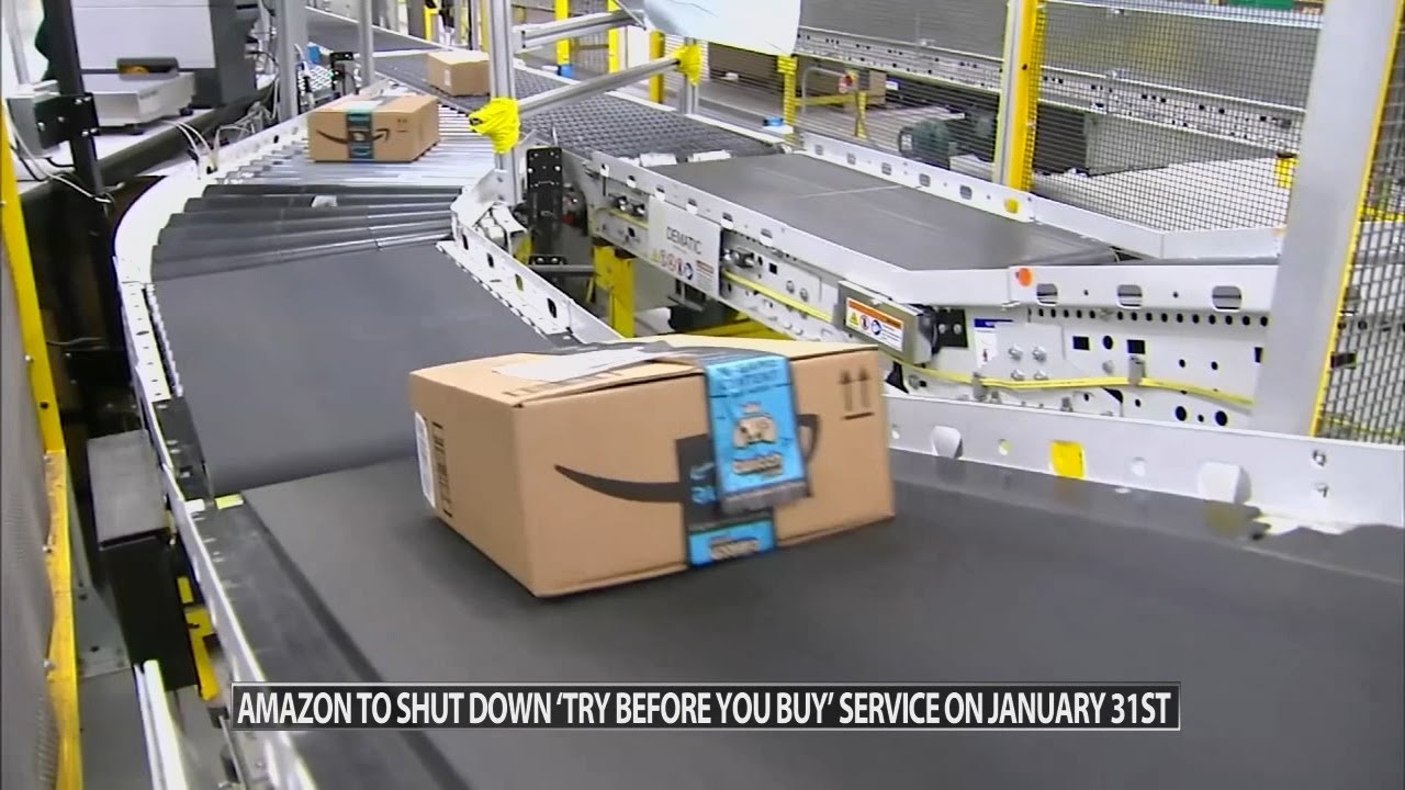 Amazon shutting down 'try before you buy' service - YouTube