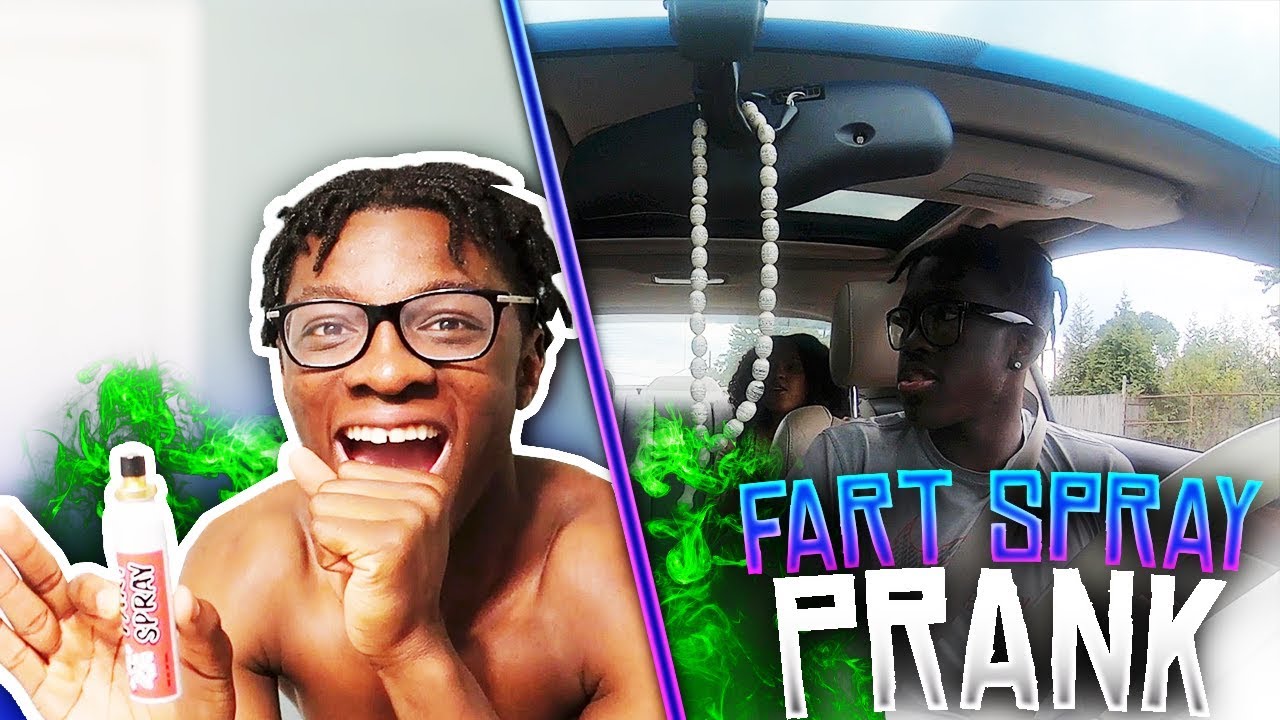 EXTREME FART SPRAY PRANK ON FRIENDS! 💨🤢(THEY TRIED TO KICK ME OUT ...