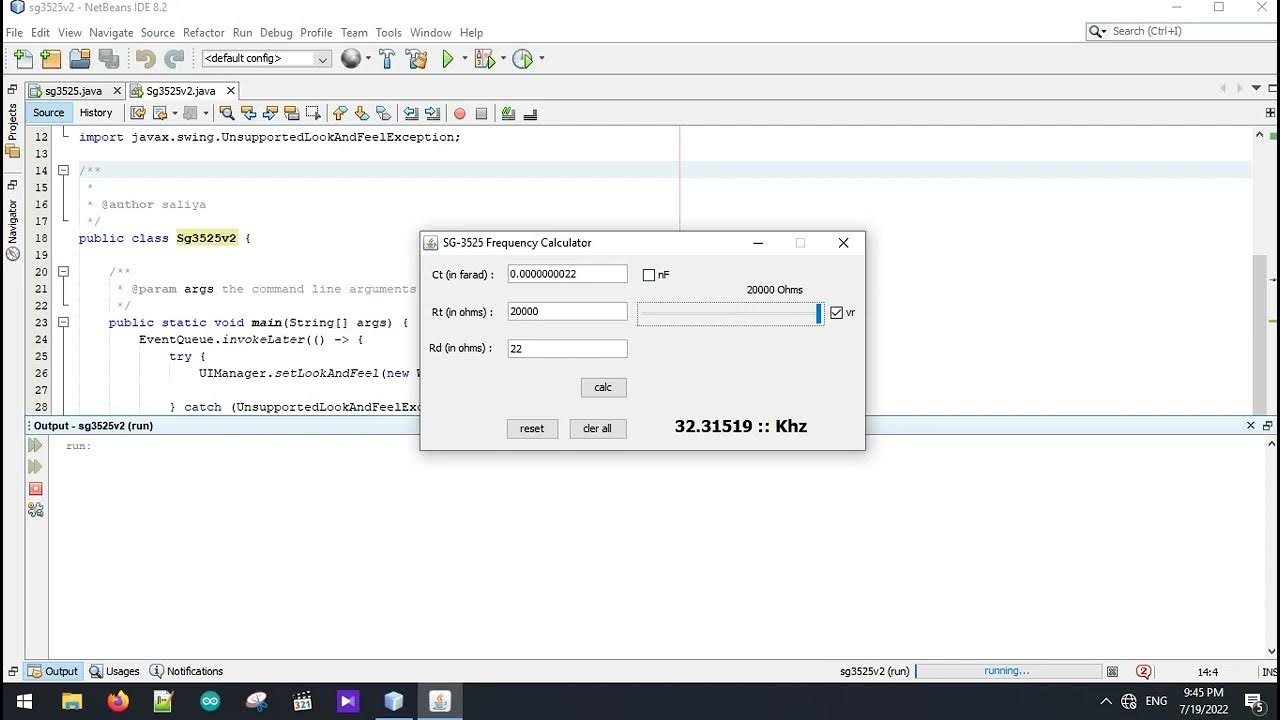 sg3525 frequency calculator. - YouTube