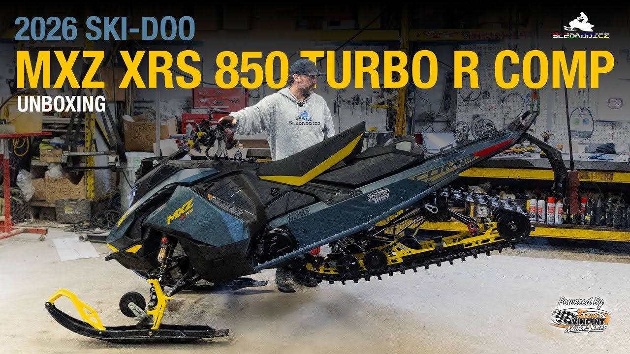 Meet the 2026 Ski-Doo MXZ X-RS 850 Turbo R Competition Pkg | Team ...