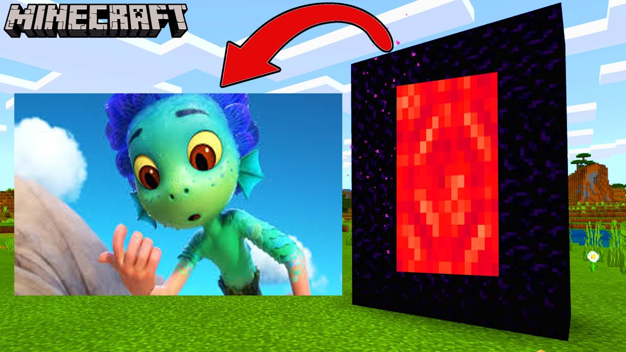 How To Make Portal To Disney Pixar Luca Dimension In Minecraft! - YouTube