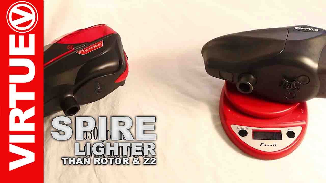 Virtue Spire Weight Comparison - Lighter than Rotor and Z2 - YouTube