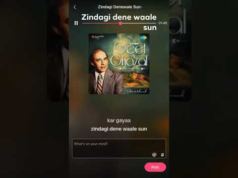 Talat Mehmood song: Zindagi denewale sun. Film: Dil e naadaan - YouTube
