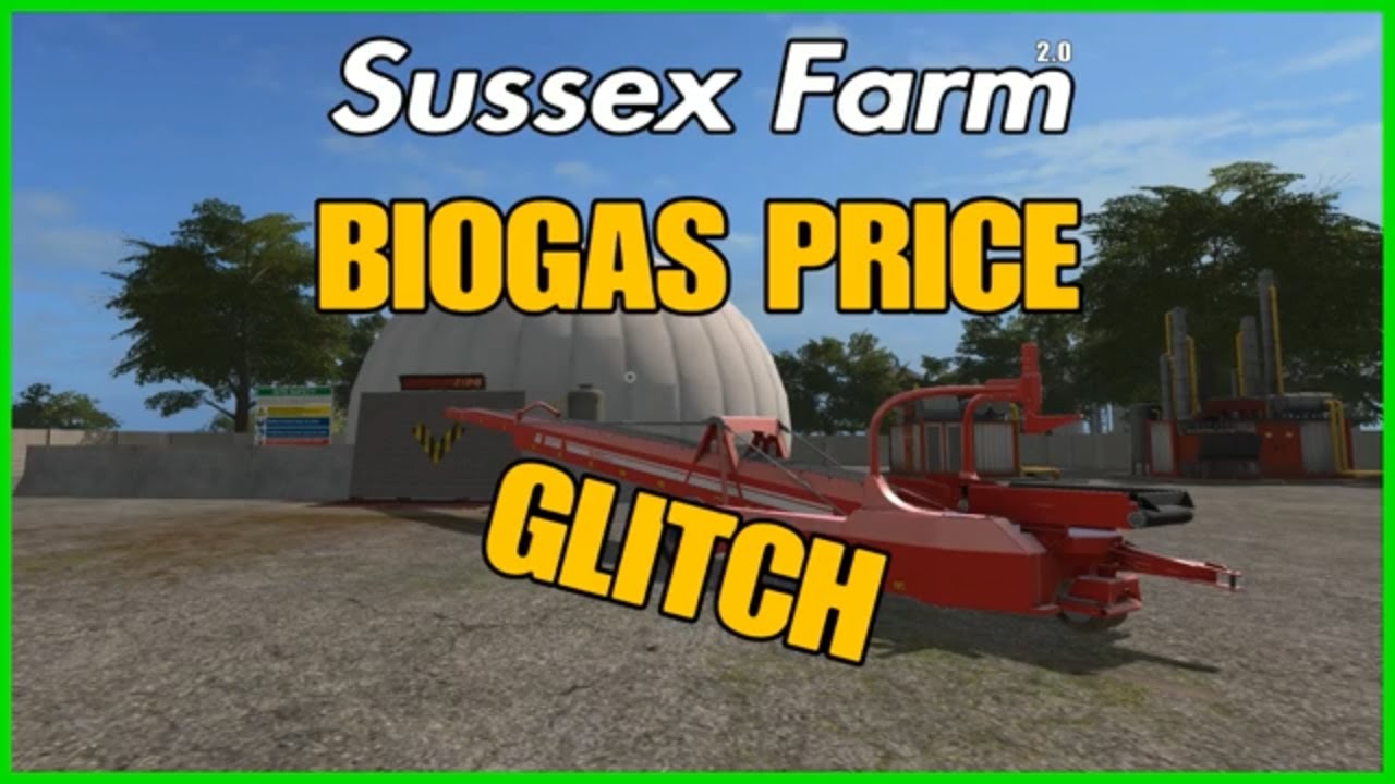 farming simulator 17 BIOGAS PRICE GLITCH fs17 money cheat - YouTube