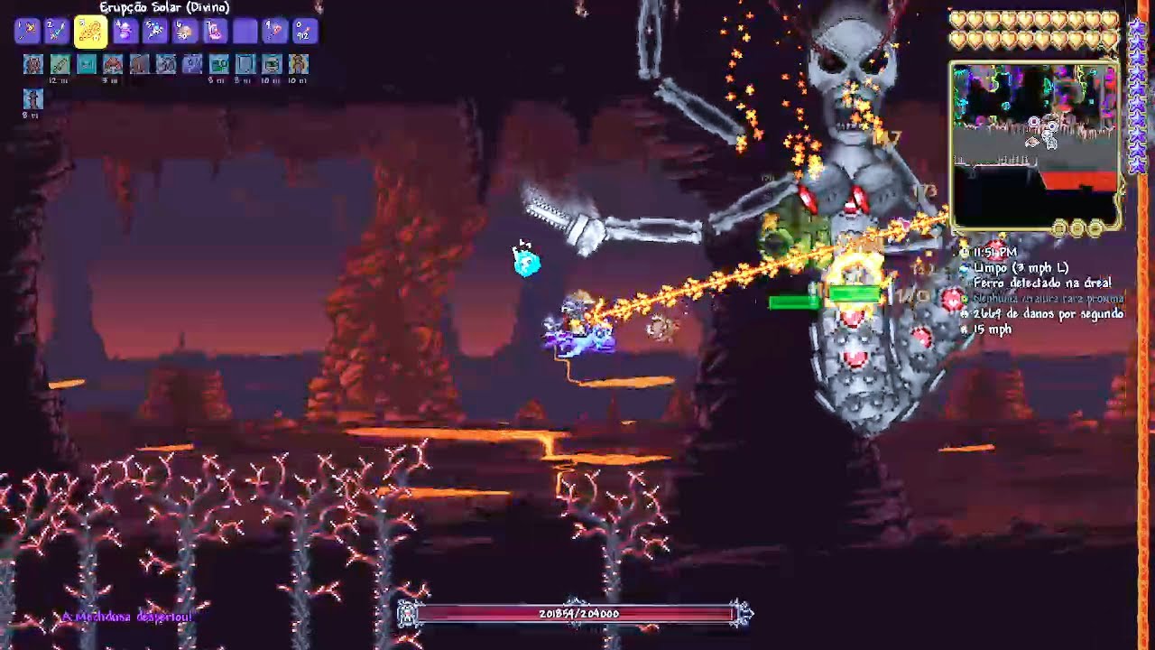 Terraria 1 4 4 - Fui enfrentar novo Boss e olha no que deu - ep06 - YouTube