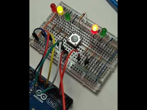 SEMÁFORO COM BOTÃO PARA PEDESTRE | Arduino | Ponto && Vírgula; | #04 ...