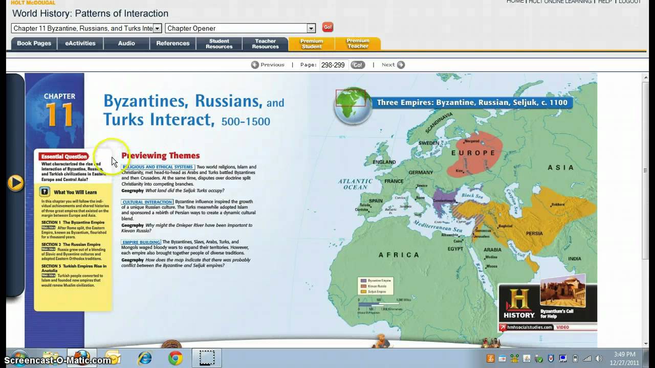 Patterns of Interaction - Byzantine Empire - YouTube