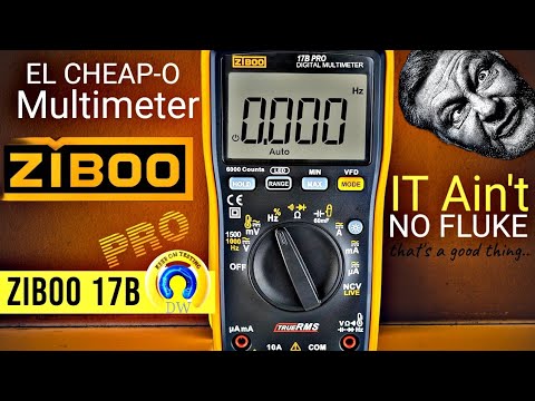 WOWZEE!! ZIBOO 17B PRO Multimeter Review & Teardown! - YouTube