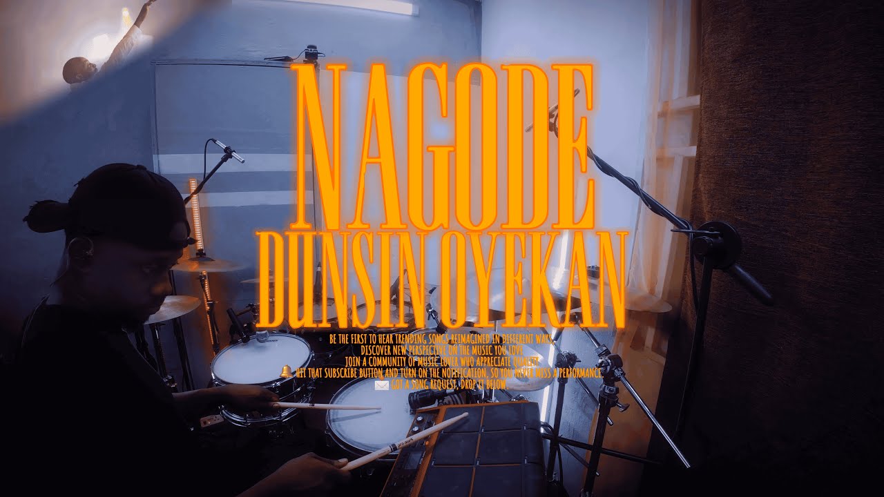 Nagode - Dunsin Oyekan Ft. @DavidDam [DRUM COVER] #dunsinoyekan - YouTube
