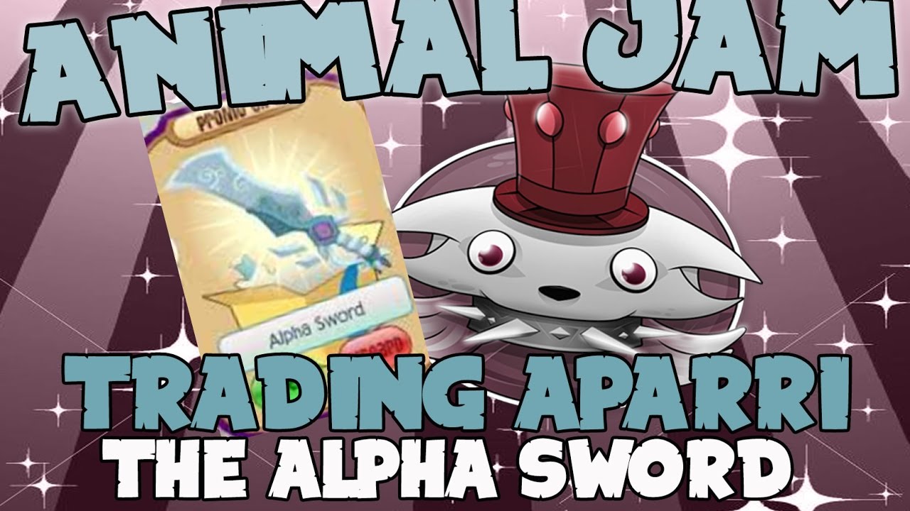 ANIMAL JAM: APARRI ALPHA SWORD, WE MADE THE TRADE! - YouTube