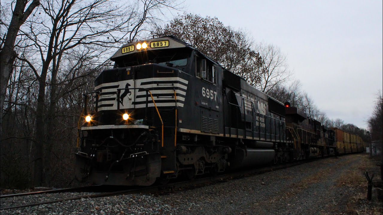 Norfolk Southern 11R over District 3 with the PRR heritage unit(NS 8102 ...