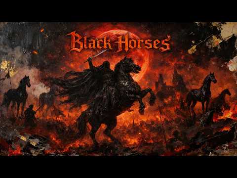 BLACK HORSES (Remastered) – EPIC Heavy Metal Anthem | Dark Cinematic Rock | Official Video