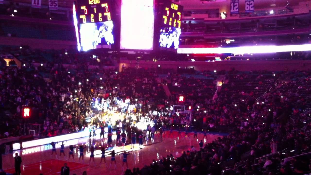 2011-2012 New York Knicks Introduction at MSG - YouTube