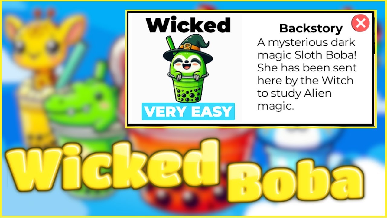 How to find the Wicked Boba - Roblox - Find the Boba! - YouTube