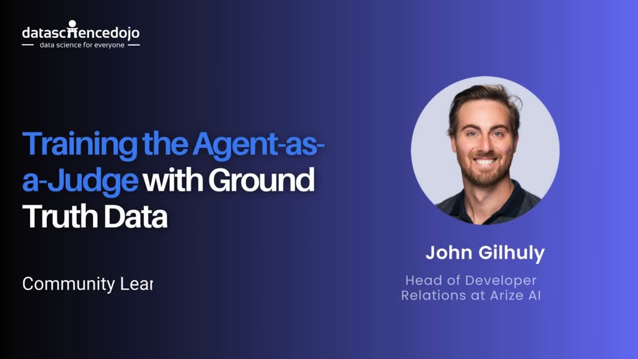 Training the Agent as a Judge with Ground Truth Data - YouTube