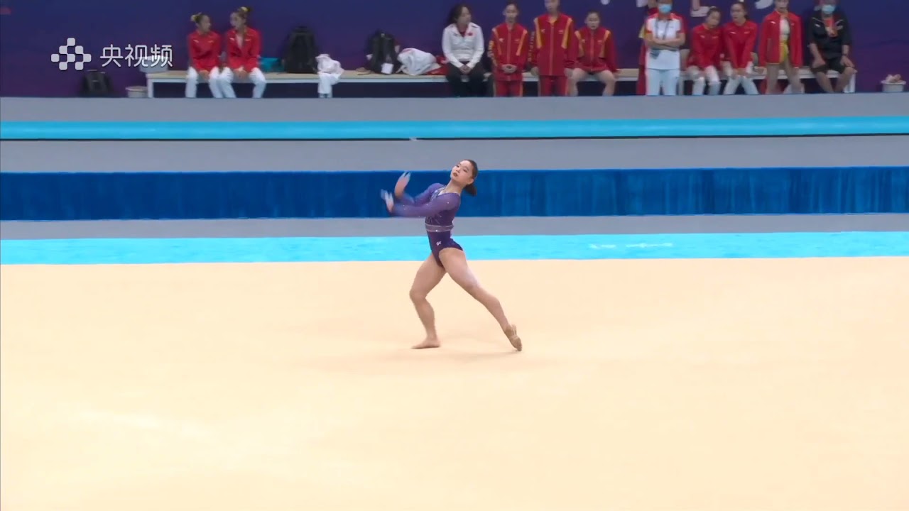 Sun Xinyi - FX TF - 14th Chinese National Games 2021 Shaanxi - YouTube