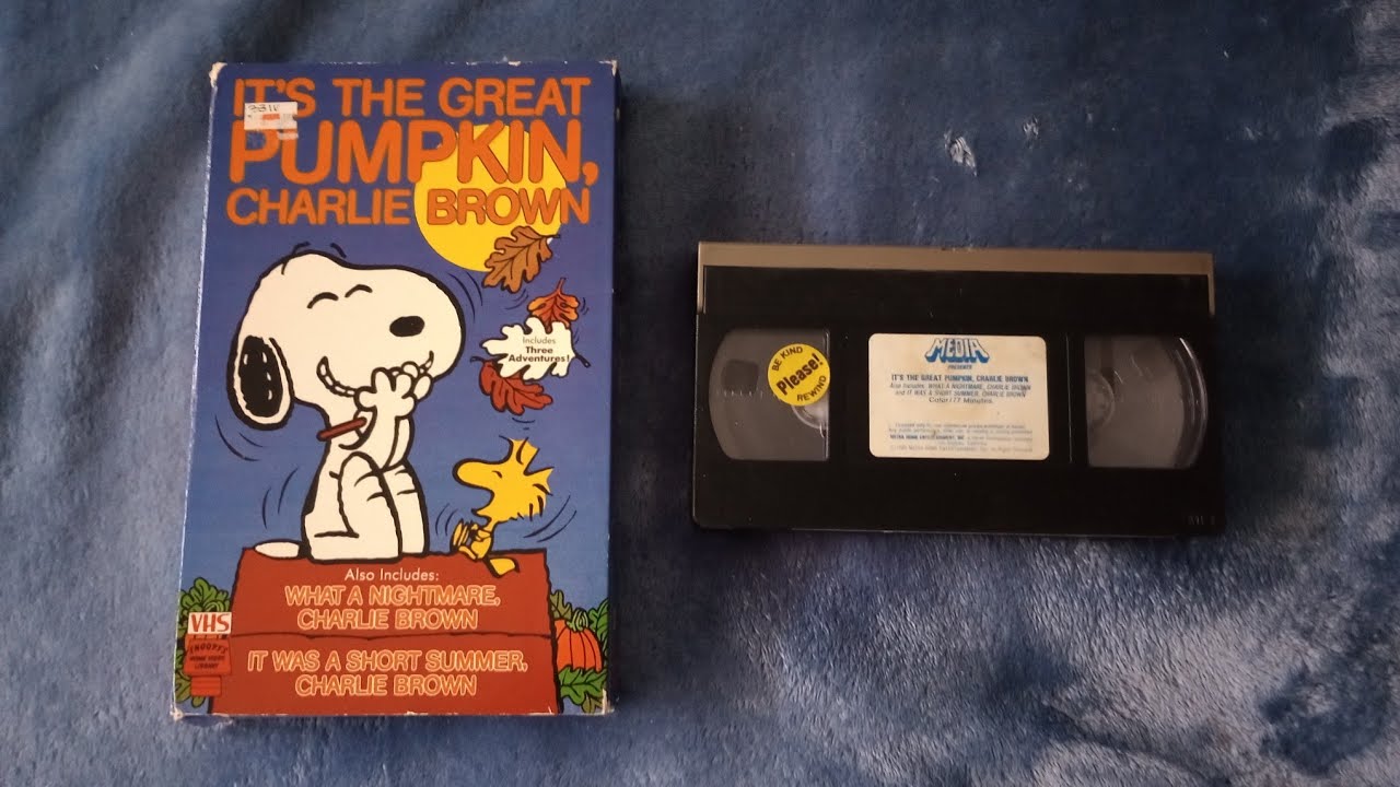 Opening to It's the Great Pumpkin, Charlie Brown 1985 VHS (Media Home ...