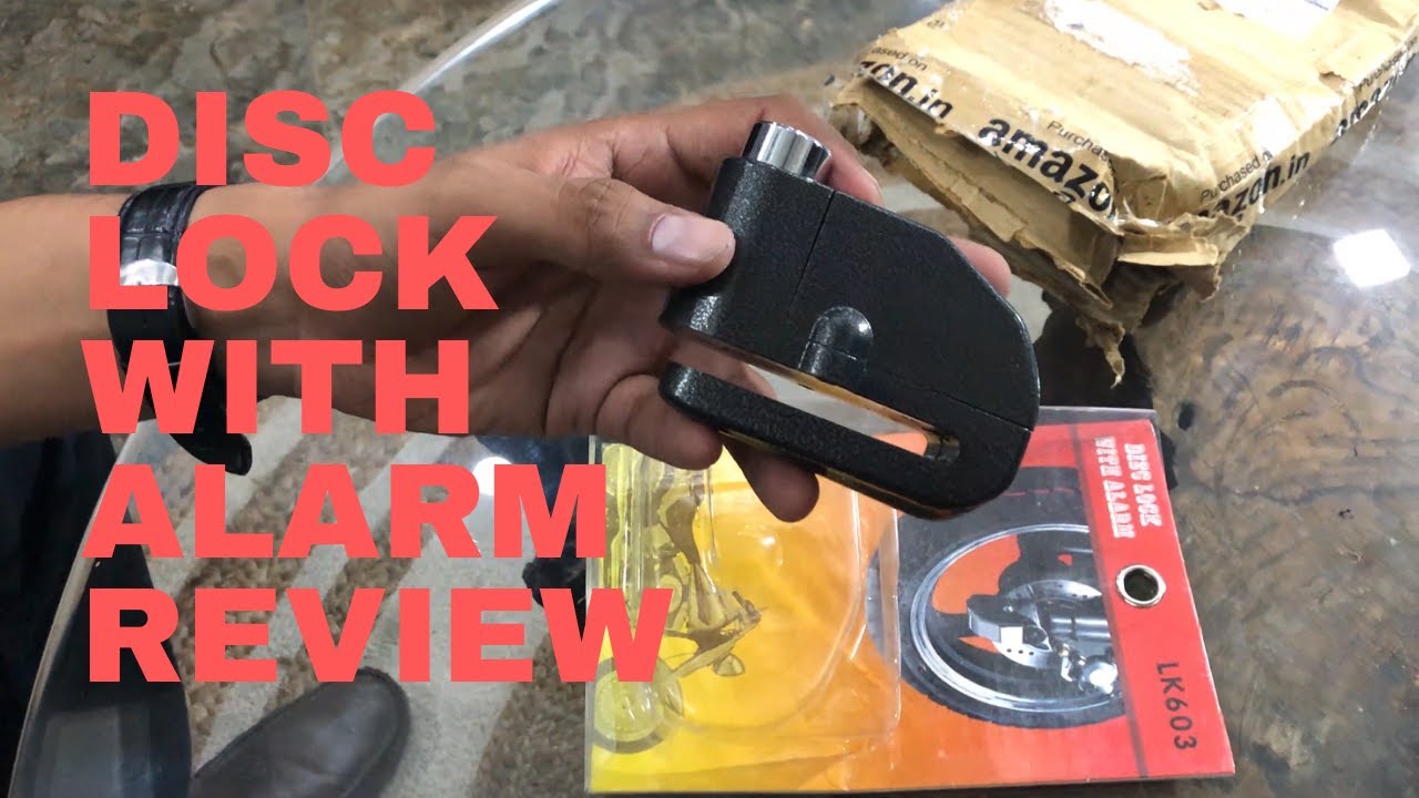 Disc Lock With Alarm Review #ArchitectOnWheels - YouTube
