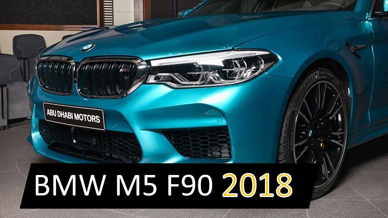 BMW M5 F90 2018 Snapper Rocks Blue Metallic exterior & interior - YouTube