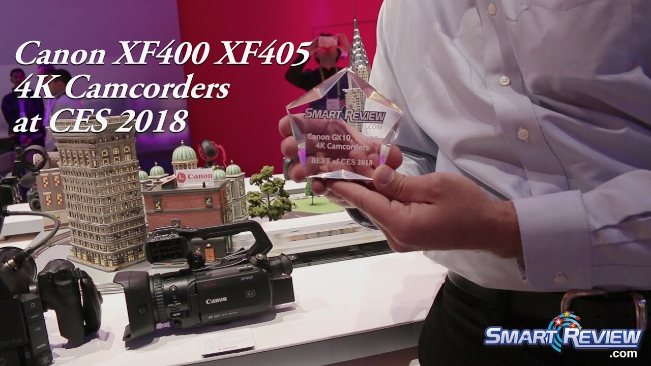 CES 2018 | Canon XF400, XF405 Pro 4K Camcorders | Best of CES Award ...