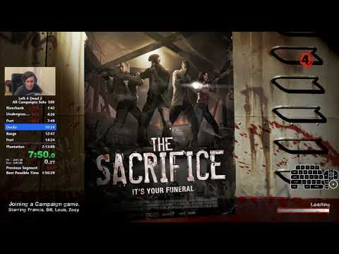L4D2 All Campaigns Solo Speedrun in 2:10:04 (Former WR)