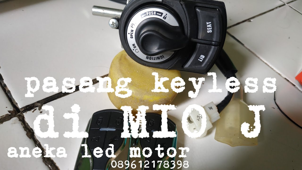 KEYLESS MIO || KEYLESS MIO J BY ANEKA LED MOTOR JAKARTA - YouTube