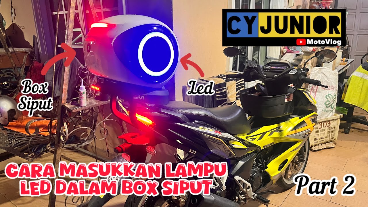 069# Cara Masukkan Lampu LED Dalam Box Siput | Part2 - YouTube
