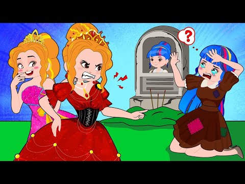 Lisa and Stepmother & Stepsister   Sad Story But Happy Ending   Poor Princess Life Animation