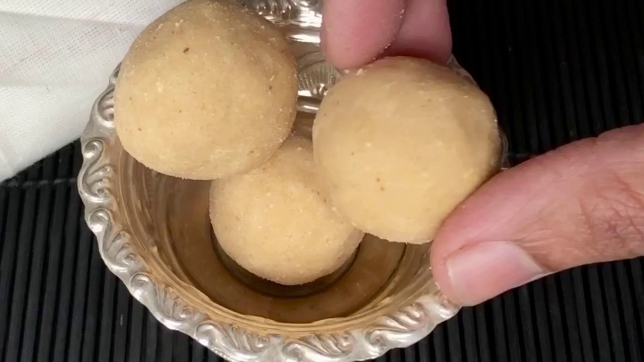 Maa laddu recipe - YouTube