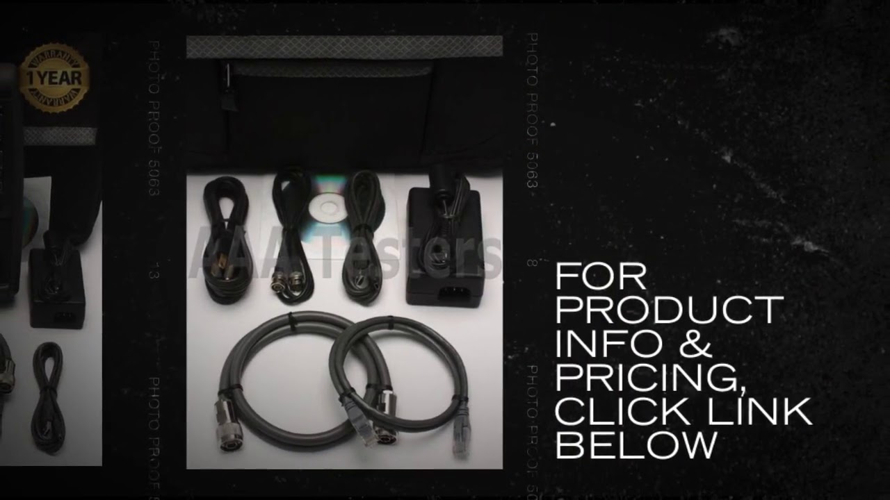 Agilent N9912A FieldFox RF Combination Analyzer w/ OPT: 104 - YouTube