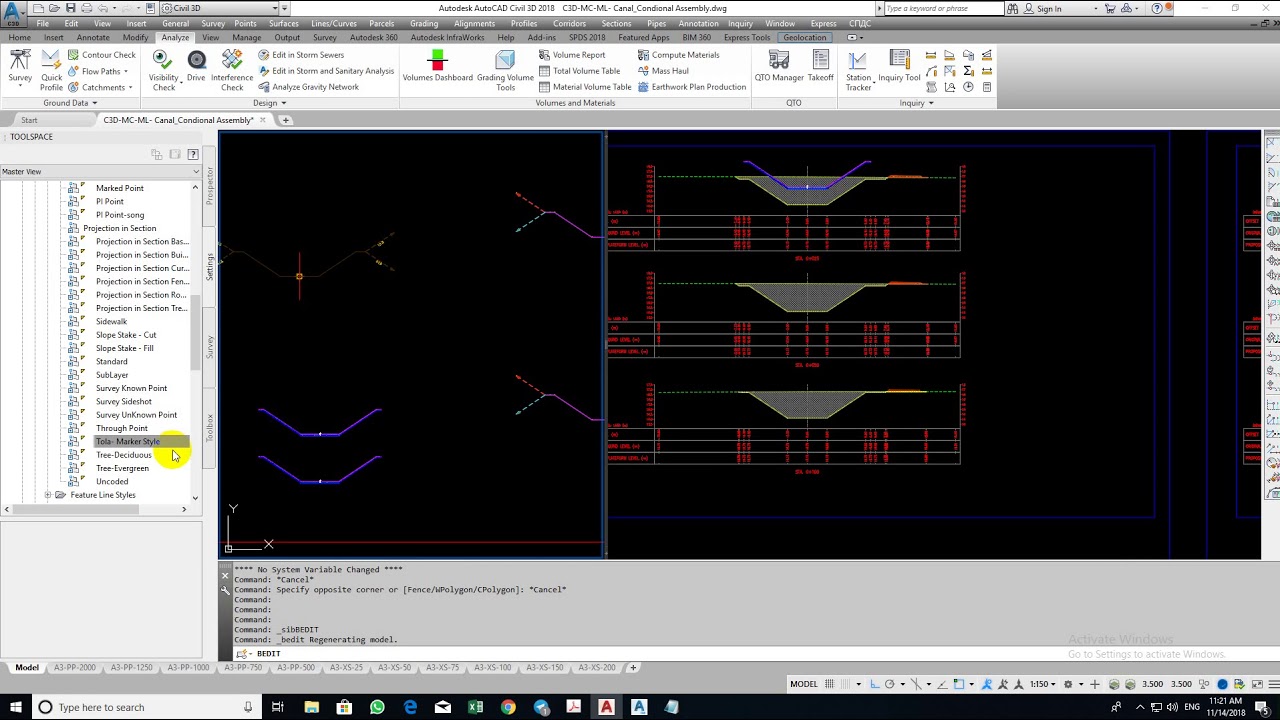 Add block to marker style of assembly code 2018 11 14 112339 for civil ...