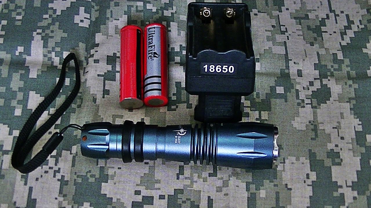 Led Flashlight Sky-Ray 1000Lum - YouTube