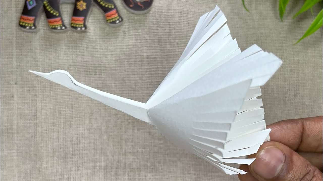 DIY paper flying goose 🪿 - YouTube