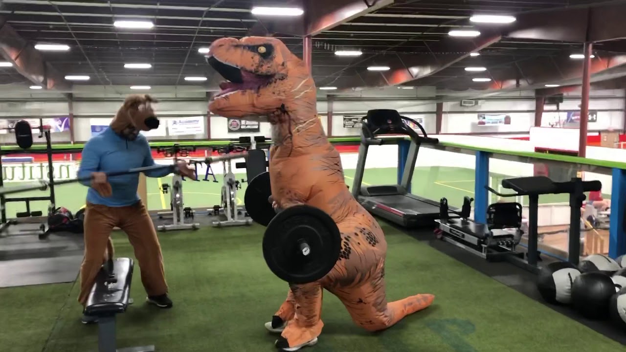 ATPI - Scooby and T-rex weights - YouTube