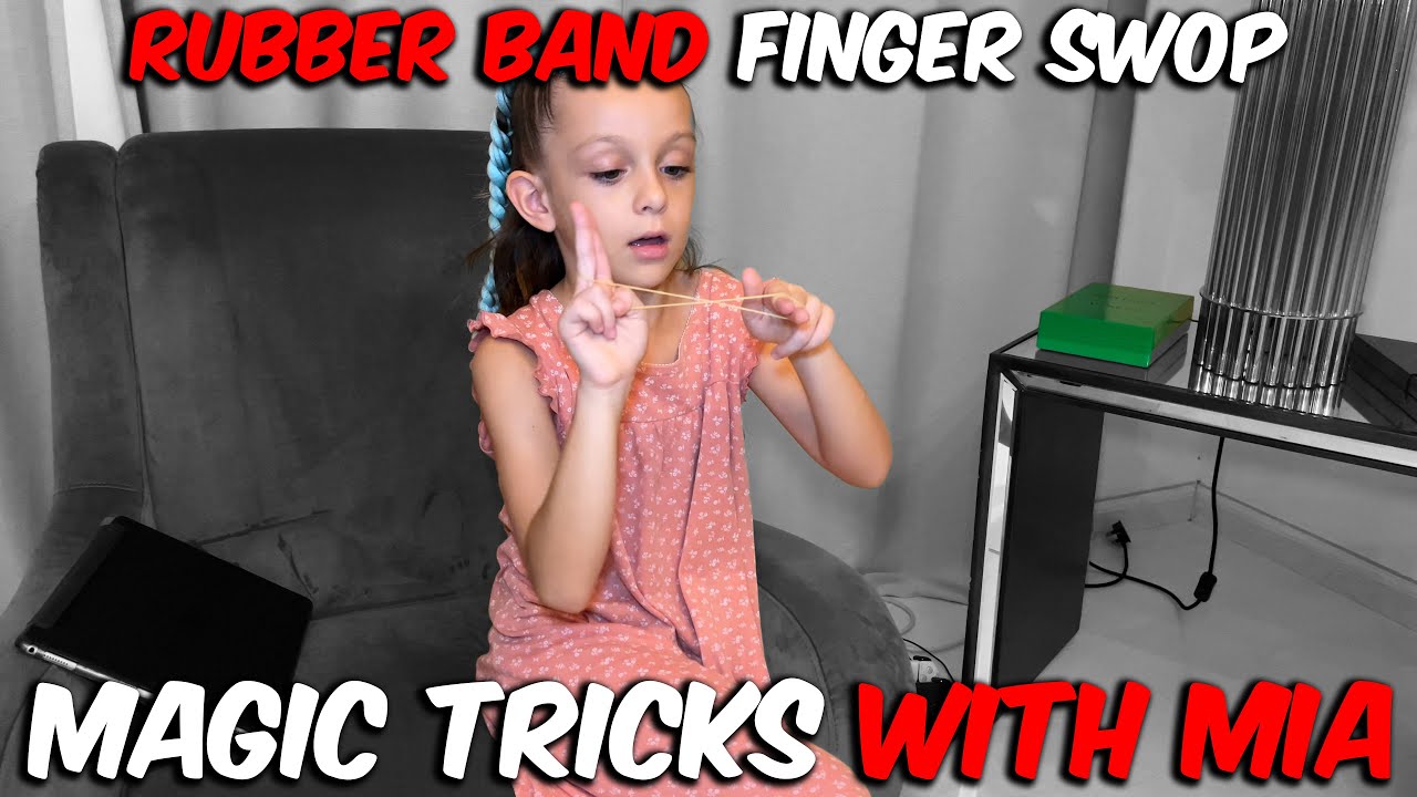 2 fingers rubber band trick - YouTube