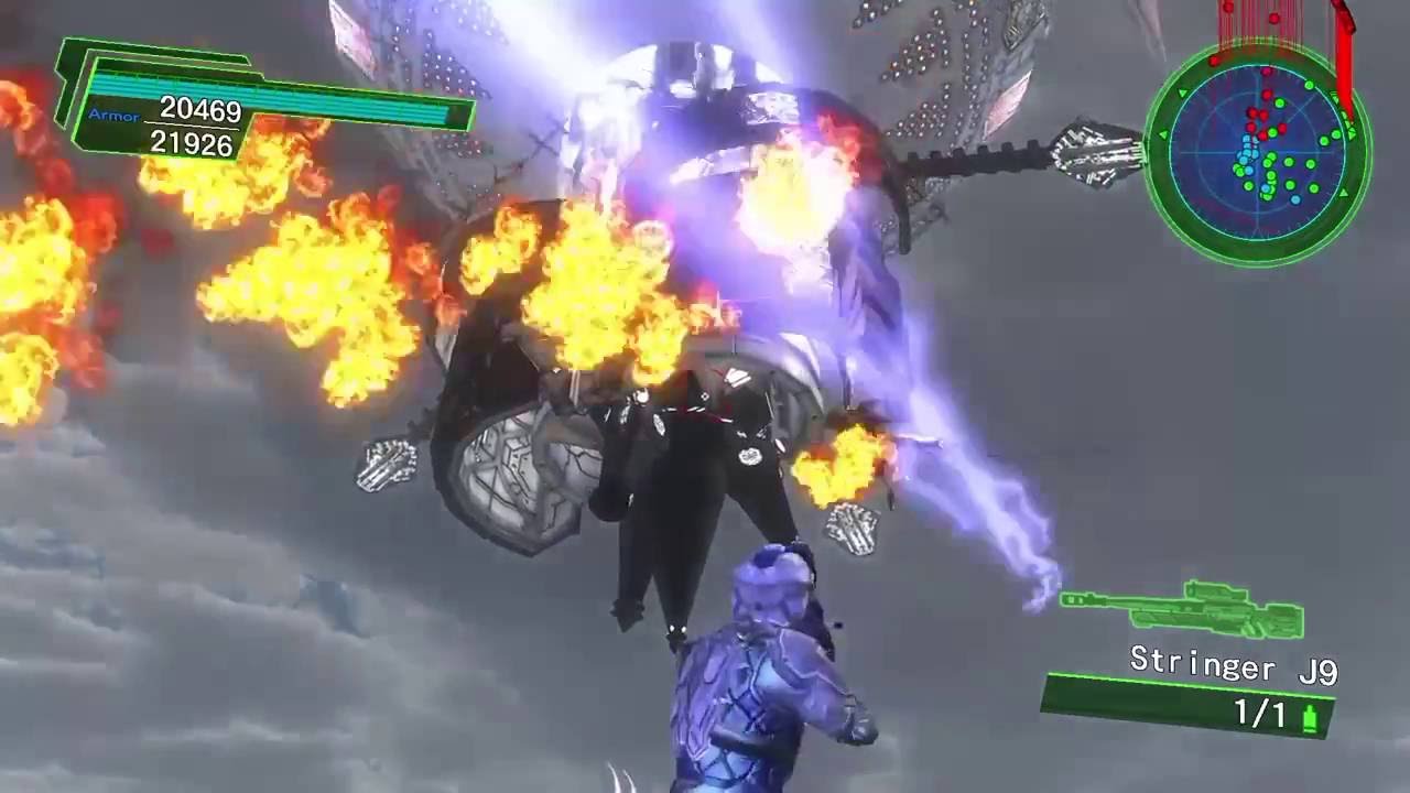 EDF Earth Defense Force 4.1 DLC 1 Mission 26 Ship of Dragons Ranger ...