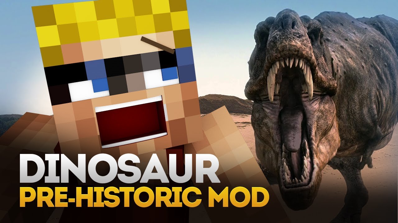 Minecraft Mod Spotlight: DINOSAURS EVERYWHERE! (Pre-Historic Mod) (1.5. ...