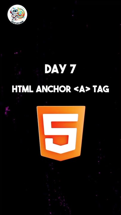 Day 7 - Step by Step Code | HTML Anchor Tag explain 🎉#webdevelopment#html#shorts#ytshorts# ...