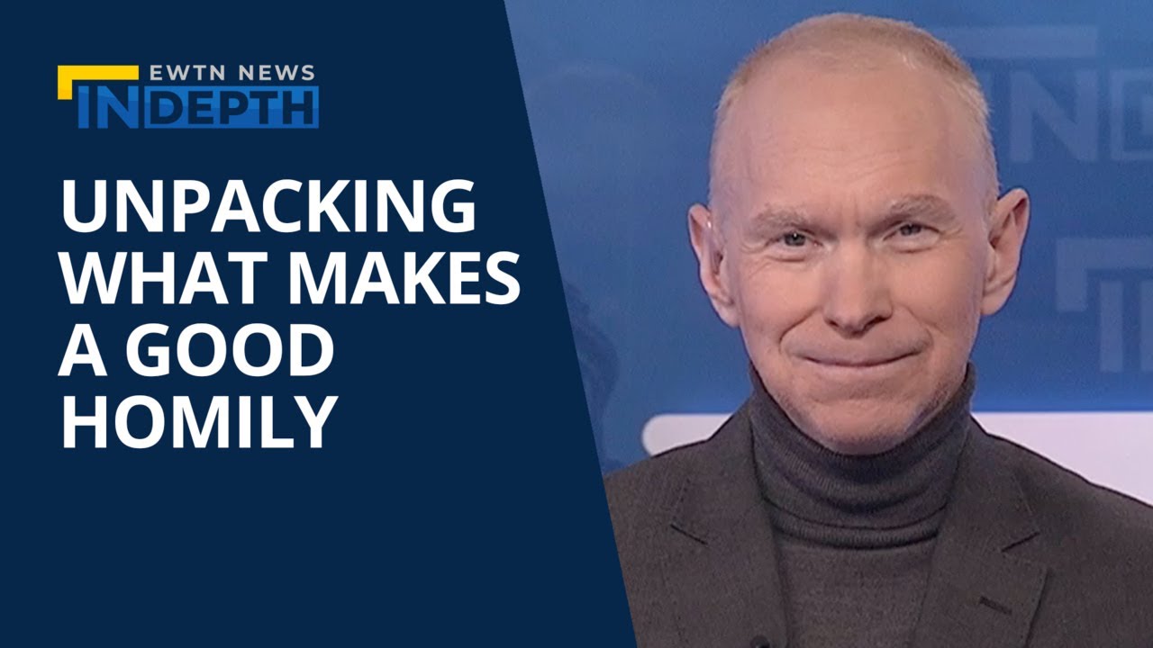 Matthew Bunson and Fr. Eric Cadin Unpack What Makes a Good Homily | EWTN News In Depth - YouTube