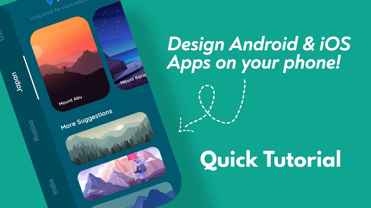 UI design on Android/iOS smartphone! Design on your phone! UI/UX design ...