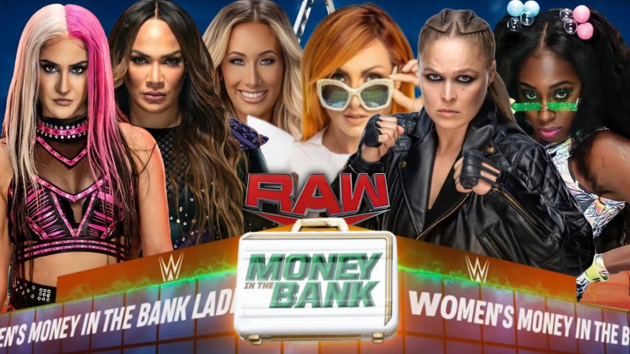 RAW MONEY IN THE BANK LADDER MATCH - YouTube