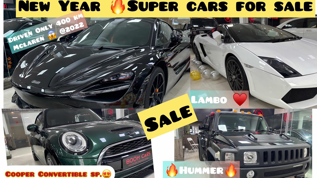Super cars for Sale ️Mclaren | Lamborghini | Hummer | Mini Cooper #2023 ...