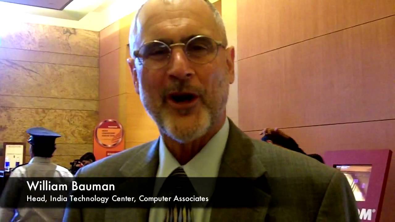 William Bauman, Computer Associates at NASSCOM Leadership Forum - YouTube