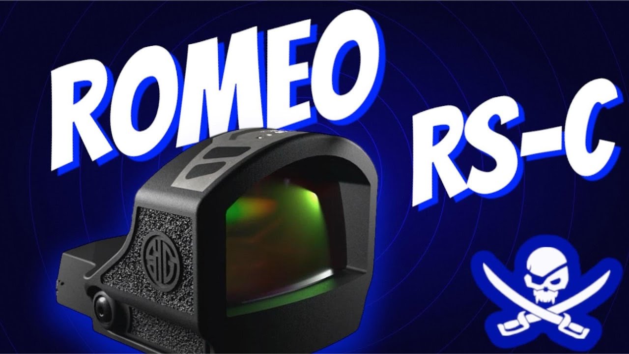 The Sig Sauer Romeo RS Compact Reinforced Steel Red Dot Optic First ...