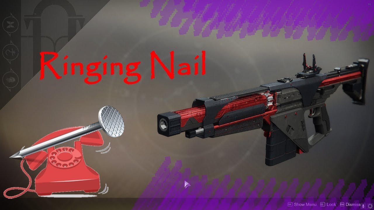 Destiny 2- Ringing Nail! Black Armory Auto Rifle! - YouTube