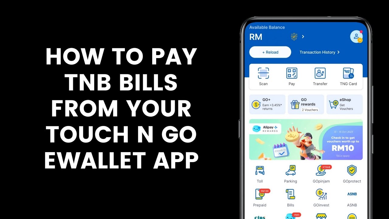 How To Pay TNB Bills From Your Touch N Go eWallet App l TNG eWallet ...