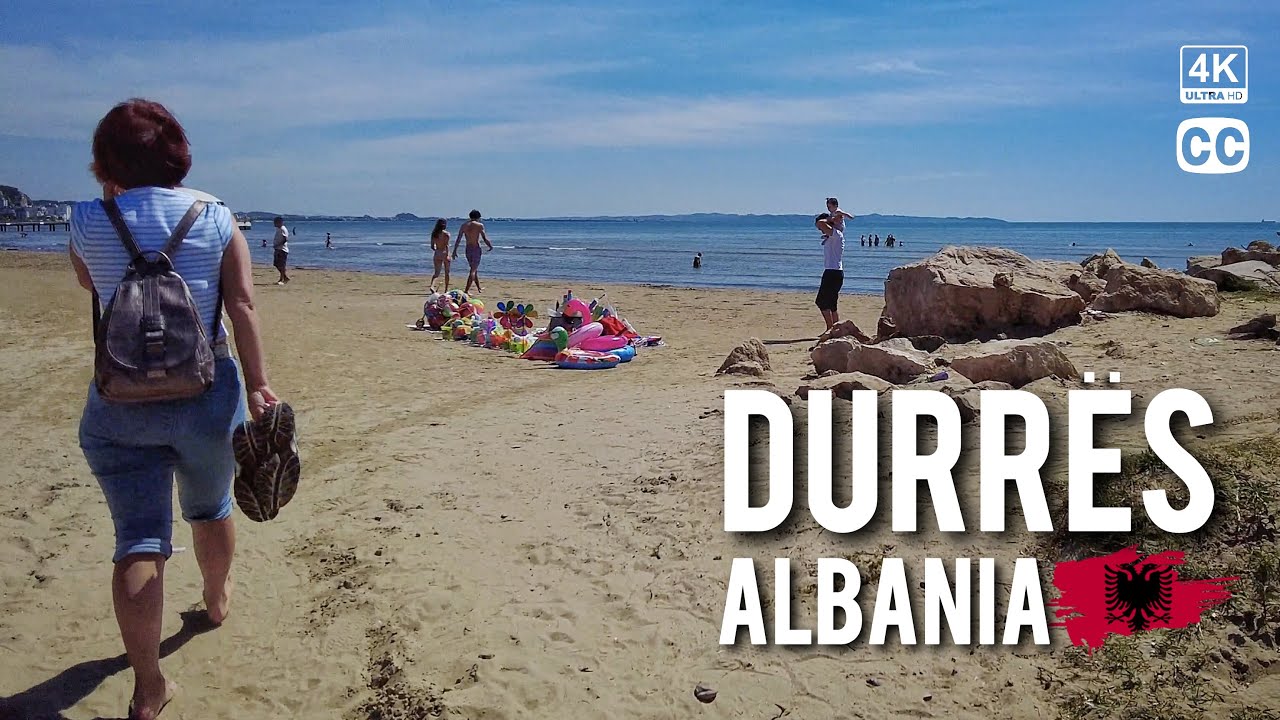 Durrës Beach Tour | Durrës, Albania 🇦🇱 - YouTube