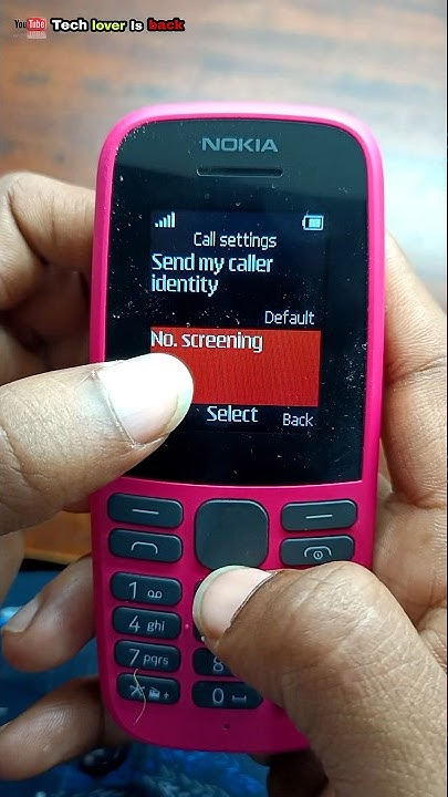 Nokia 105 mobile me blacklist number kaise nikale // How to remove screen list in nokia - YouTube
