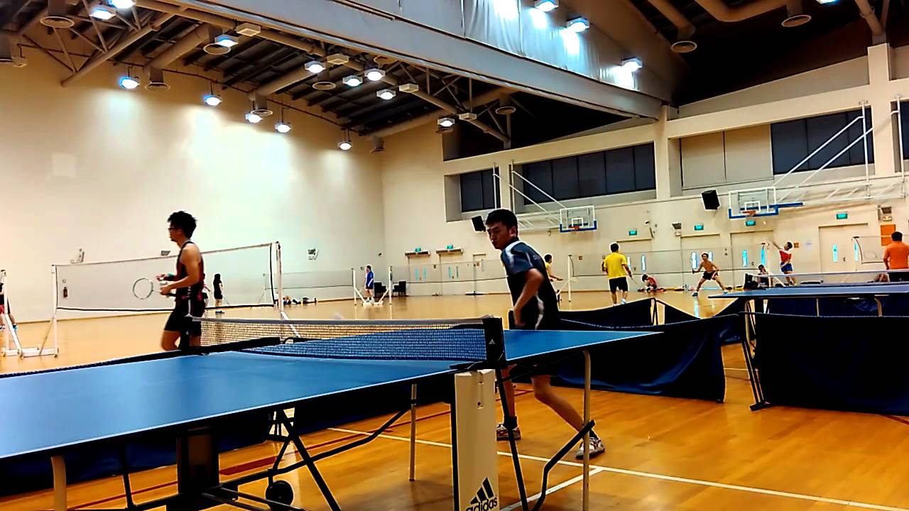 forehand smash and forehand loop against backspin - YouTube