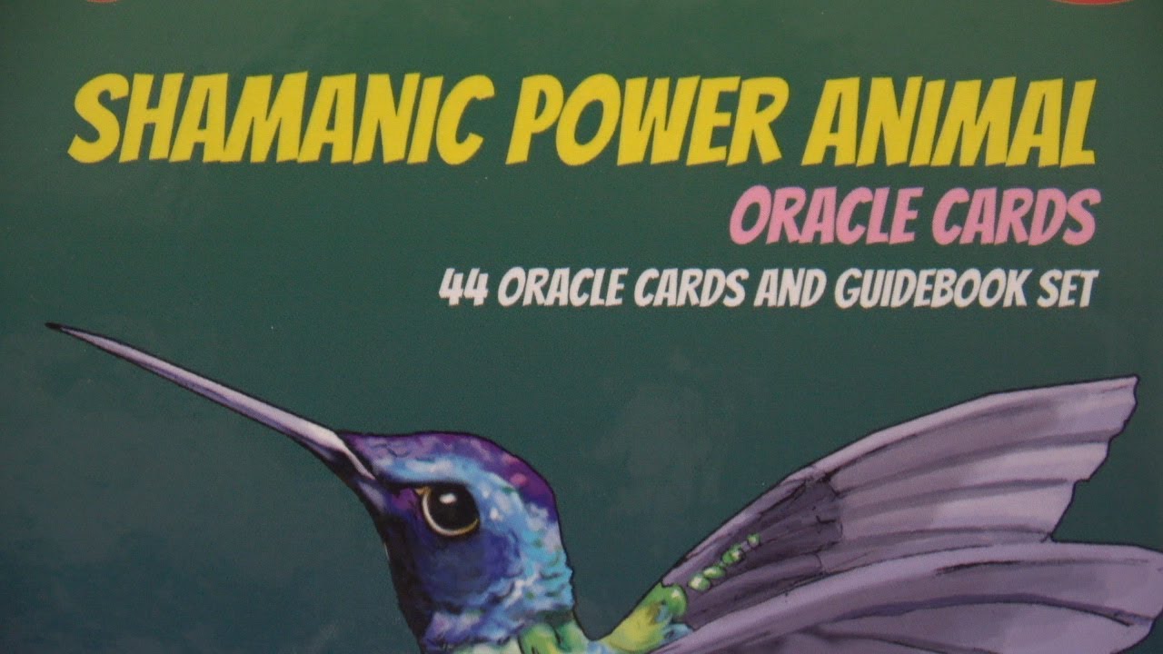 Shamanic Power Animal oracle cards - YouTube